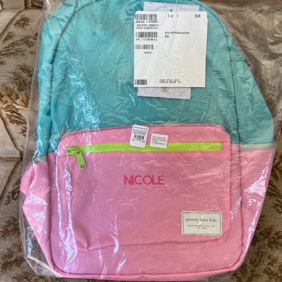 Pottery Barn Kids | Accessories | Pottery Barn Kids Personalized Large ...